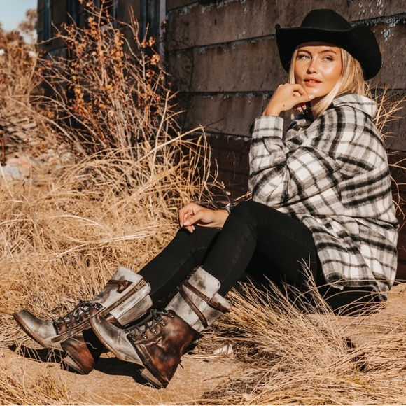 Freebird by Steven | Shoes | Freebird By Steven Ravi Strappy Leather Boots In Ice Size 9 | Poshmark